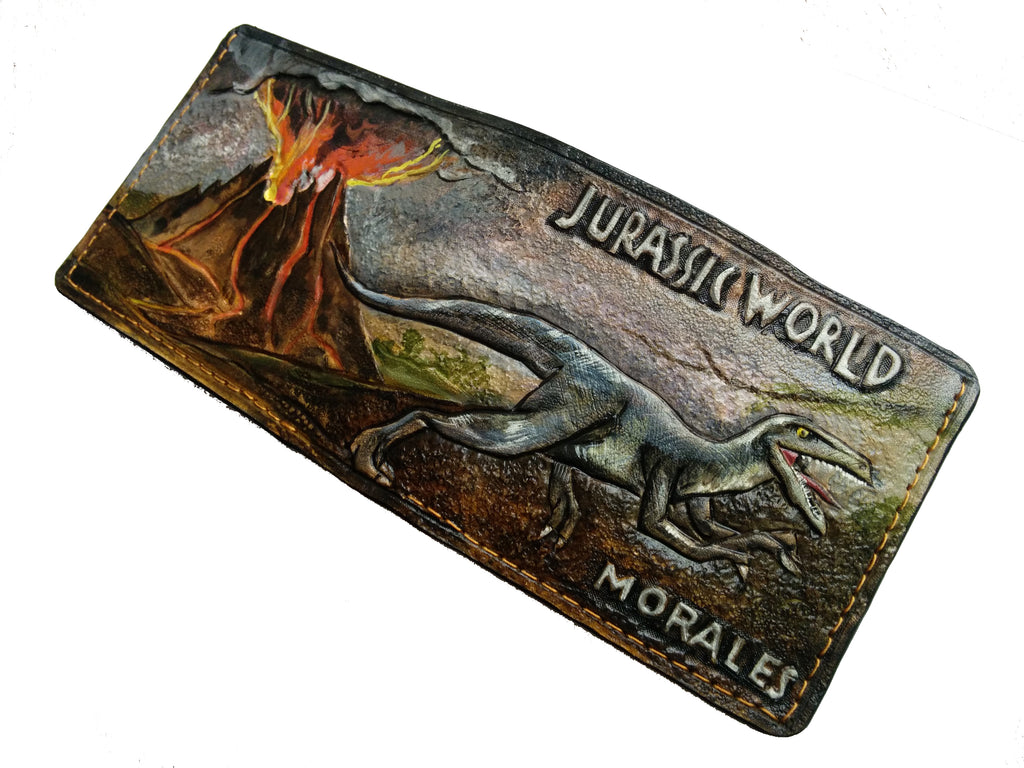 M1M11, Jurassic Park Velociraptor & Blue Raptor T-Rex Wallet – Theodoros